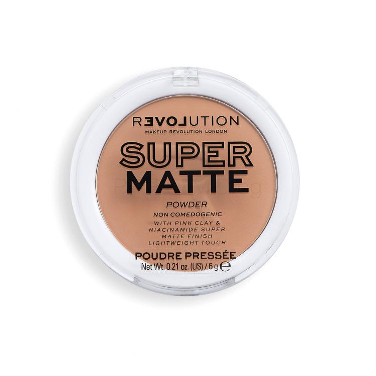 Revolution Relove Super Matte Powder Пудра за жени 6 гр Нюанс Tan ...