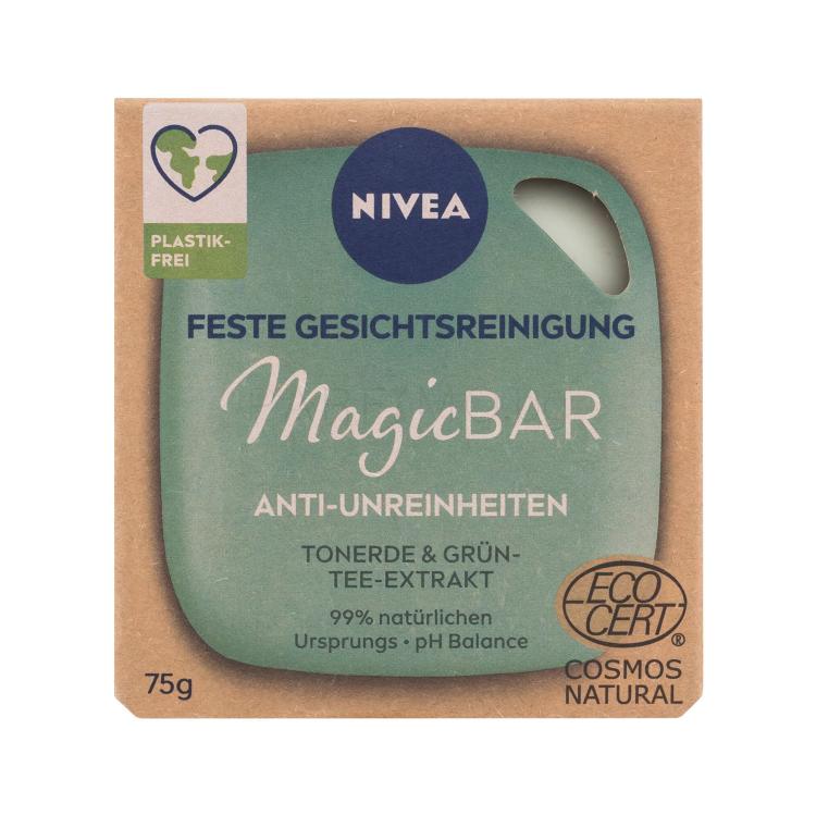 Nivea Magic Bar Anti-Blemishes Clay & Green Tea Почистващи сапуни за ...